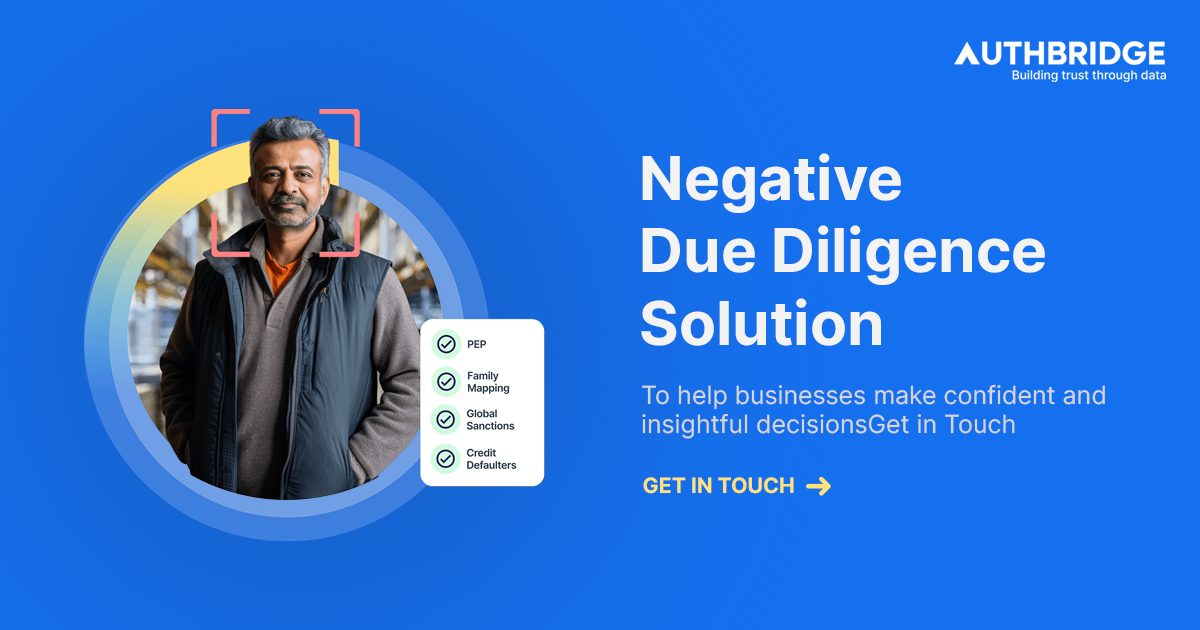 Negative Due Diligence | Negative Records Database - AuthBridge